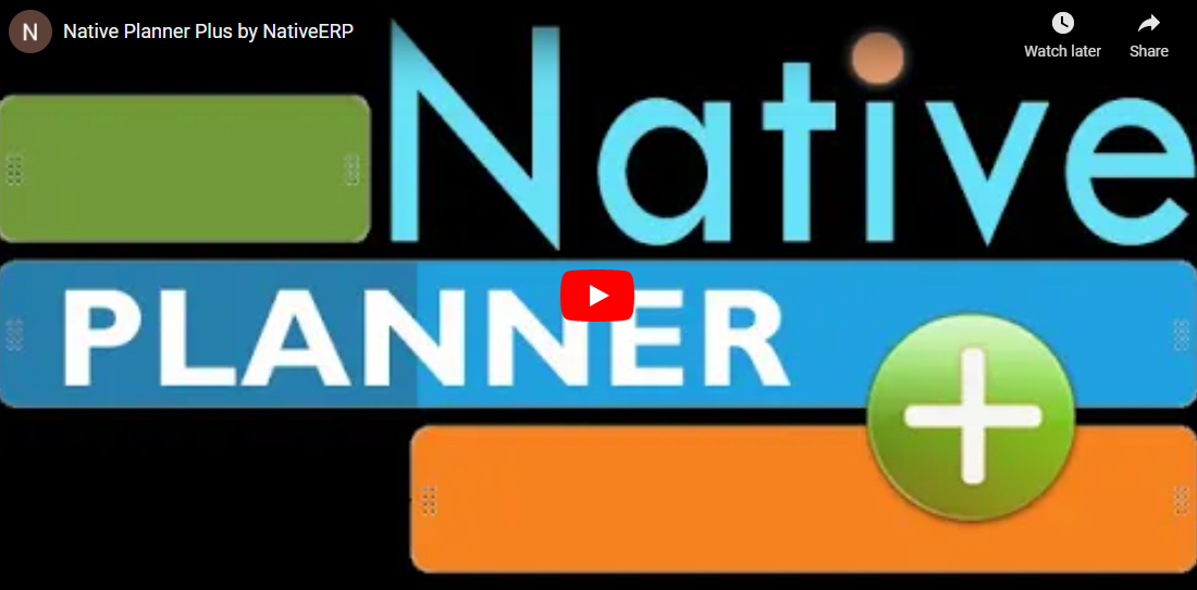 Native Planner and Planner Plus - Scheduling and Planning